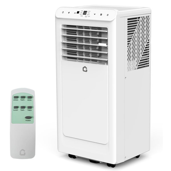 GarveeHome 8,000 BTU Portable Air Conditioner for 450 Sq.Ft Rooms - 3-in-1 Cooling w ...